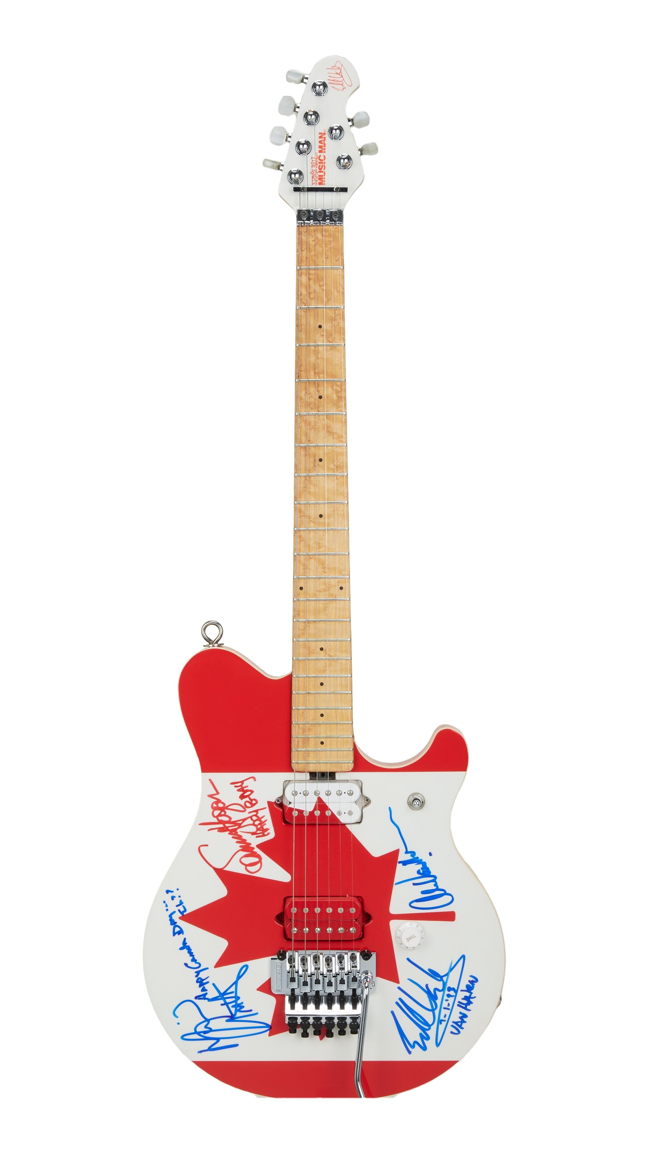 Eddie Van Halen's Forgotten Tribute: His Unearthed Canadian Flag Guitar