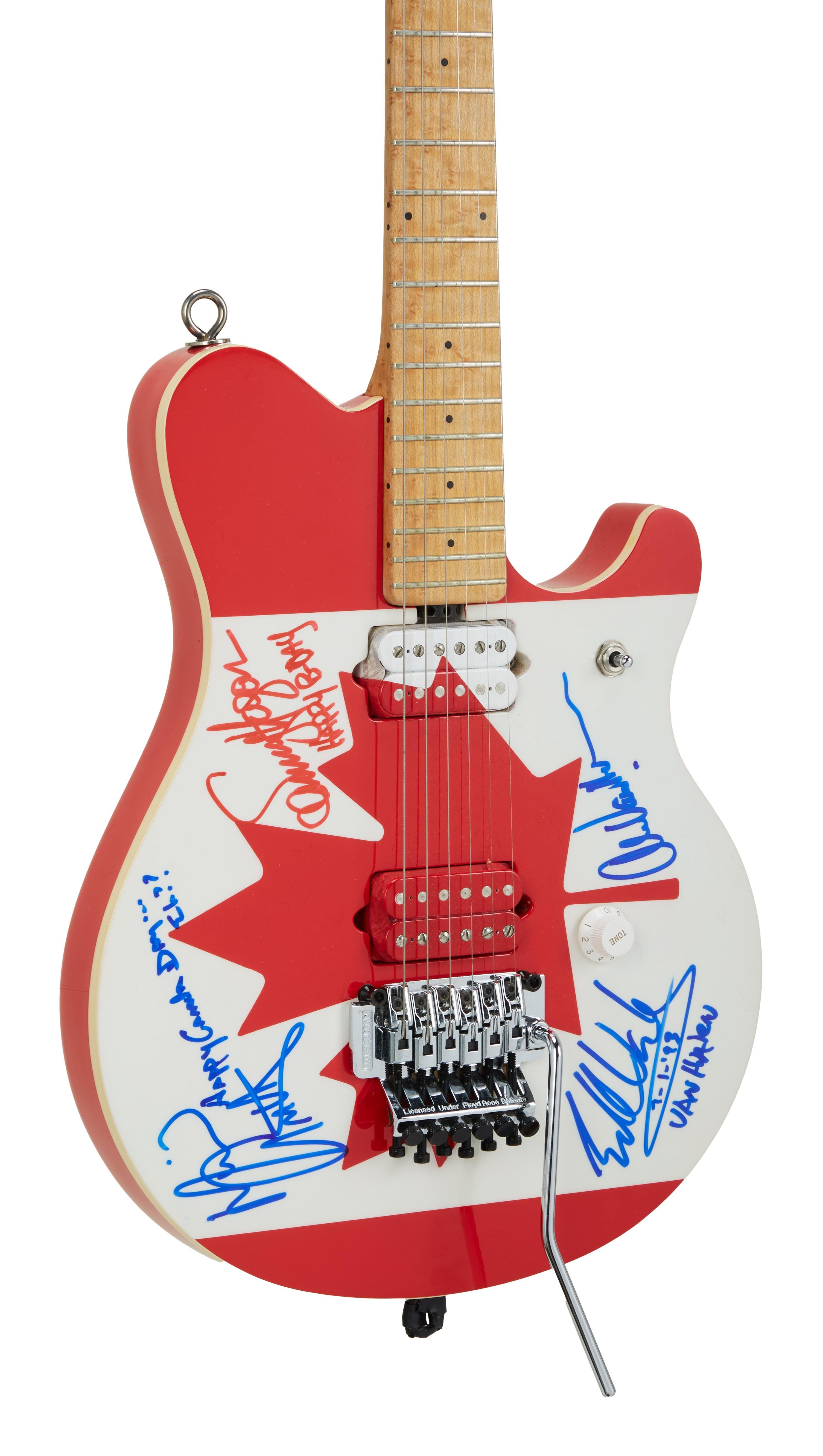 Eddie Van Halen's Forgotten Tribute: His Unearthed Canadian Flag Guitar